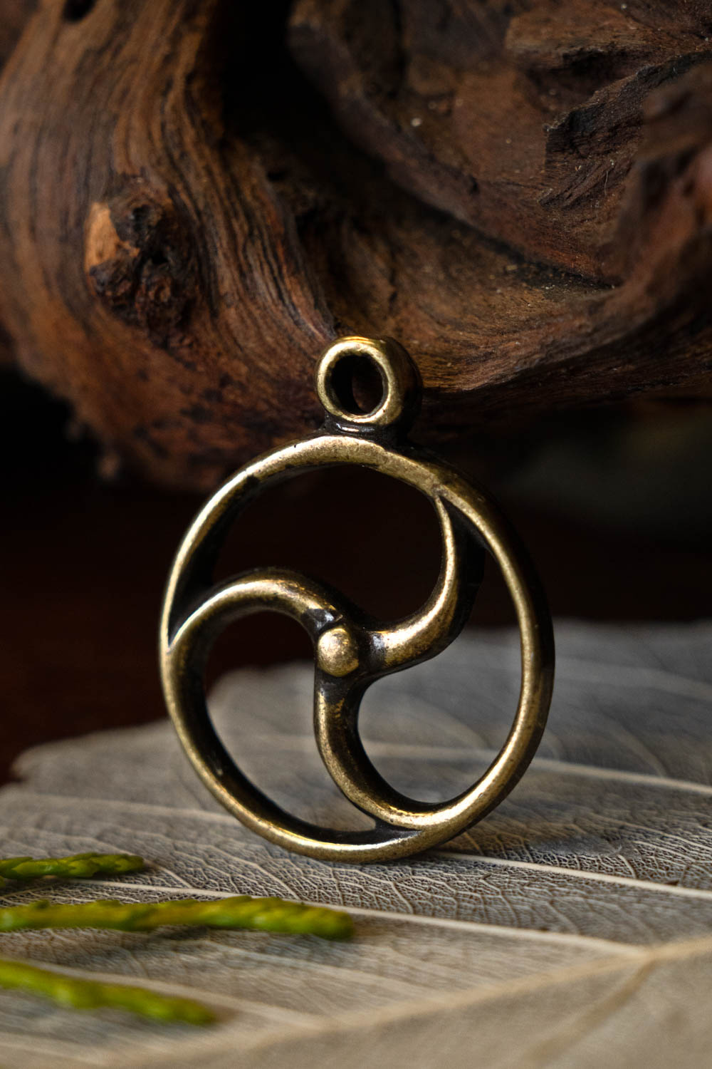 Celtic sun amulet, bronze - CelticWebMerchant.com