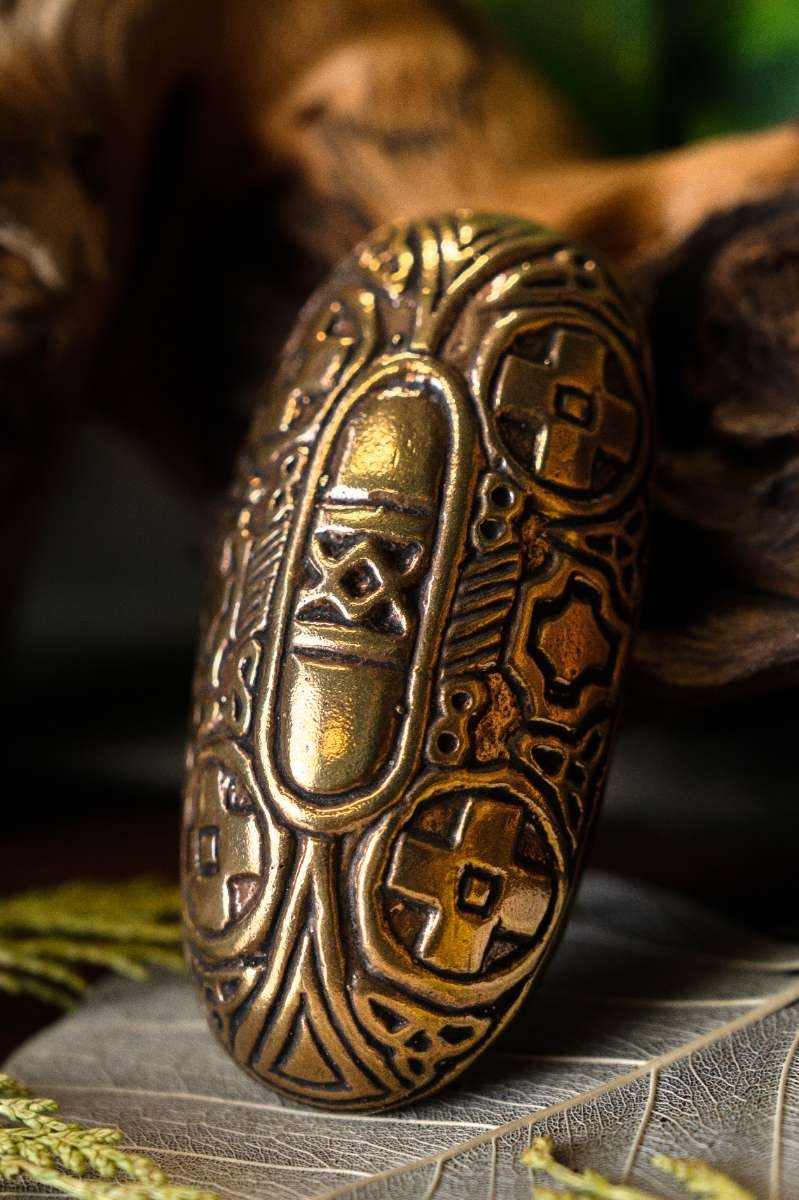 Viking turtle brooch sun crosses - CelticWebMerchant.com