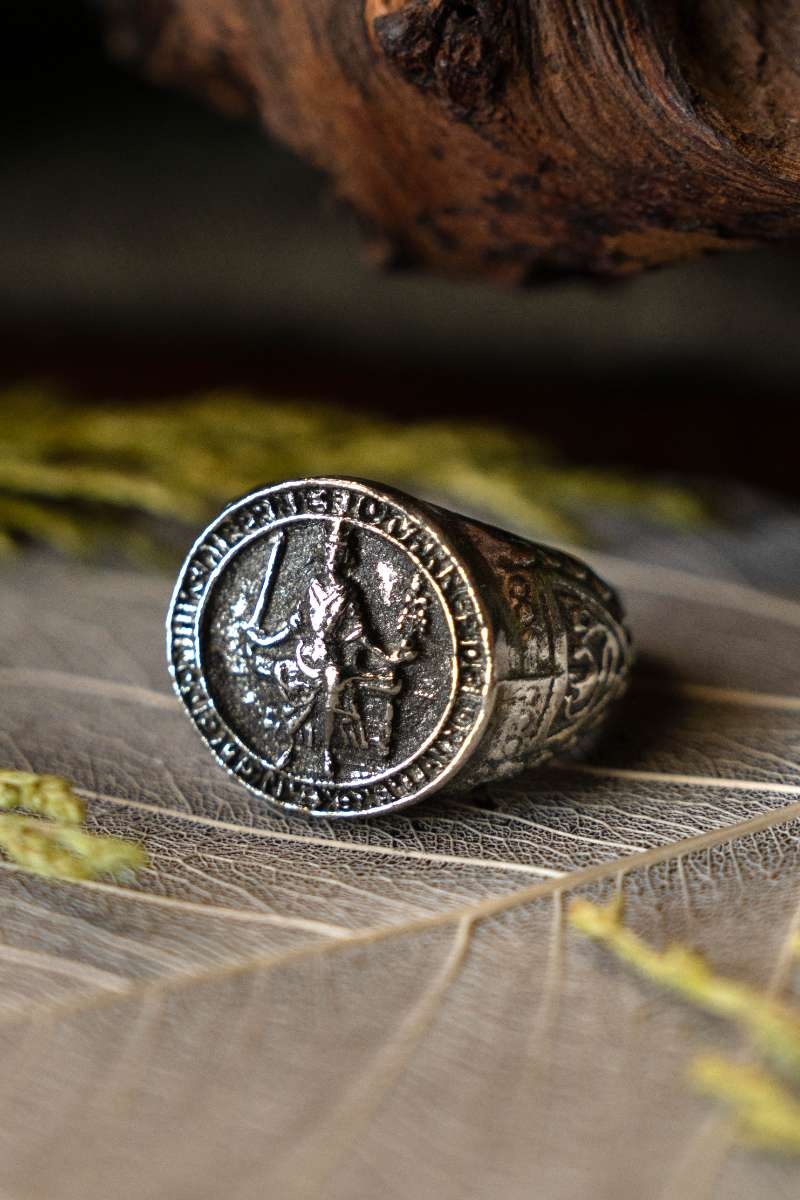 Magna Carta seal ring - CelticWebMerchant.com
