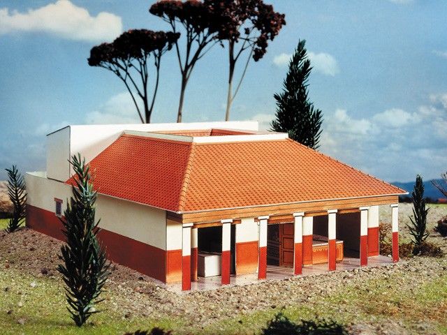 Model building kit Roman villa - CelticWebMerchant.com