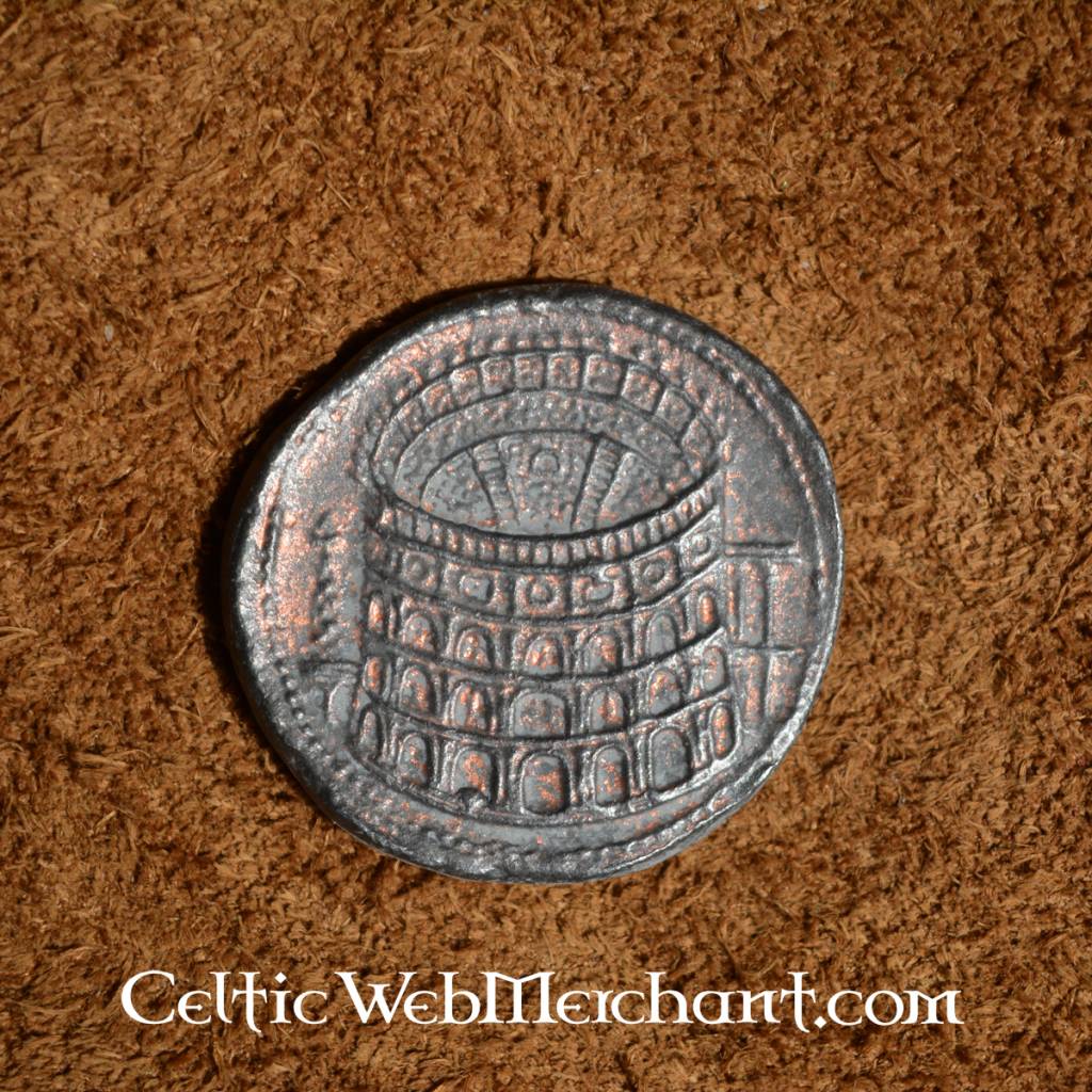 Roman coin opening Colosseum - CelticWebMerchant.com