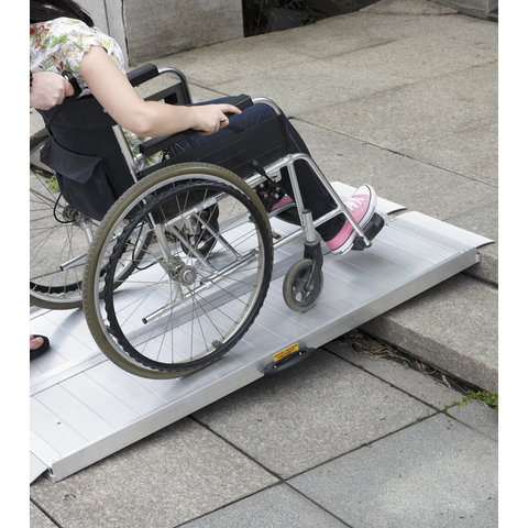 Portable ramp 125 cm in aluminium | TRAFFIC-shop