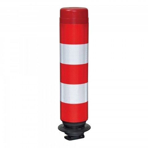 Balise auto relevable FLEXPIN - rouge/blanc - 46 cm | TRAFFIC-shop