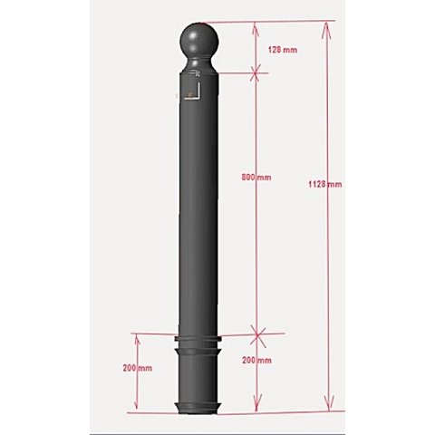 Flexible bollards with shape memory to be concreted in | TRAFFIC-shop