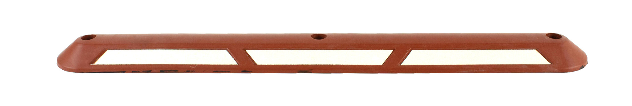 Bicycle lane divider 100 cm rubber red/white | TRAFFIC-shop