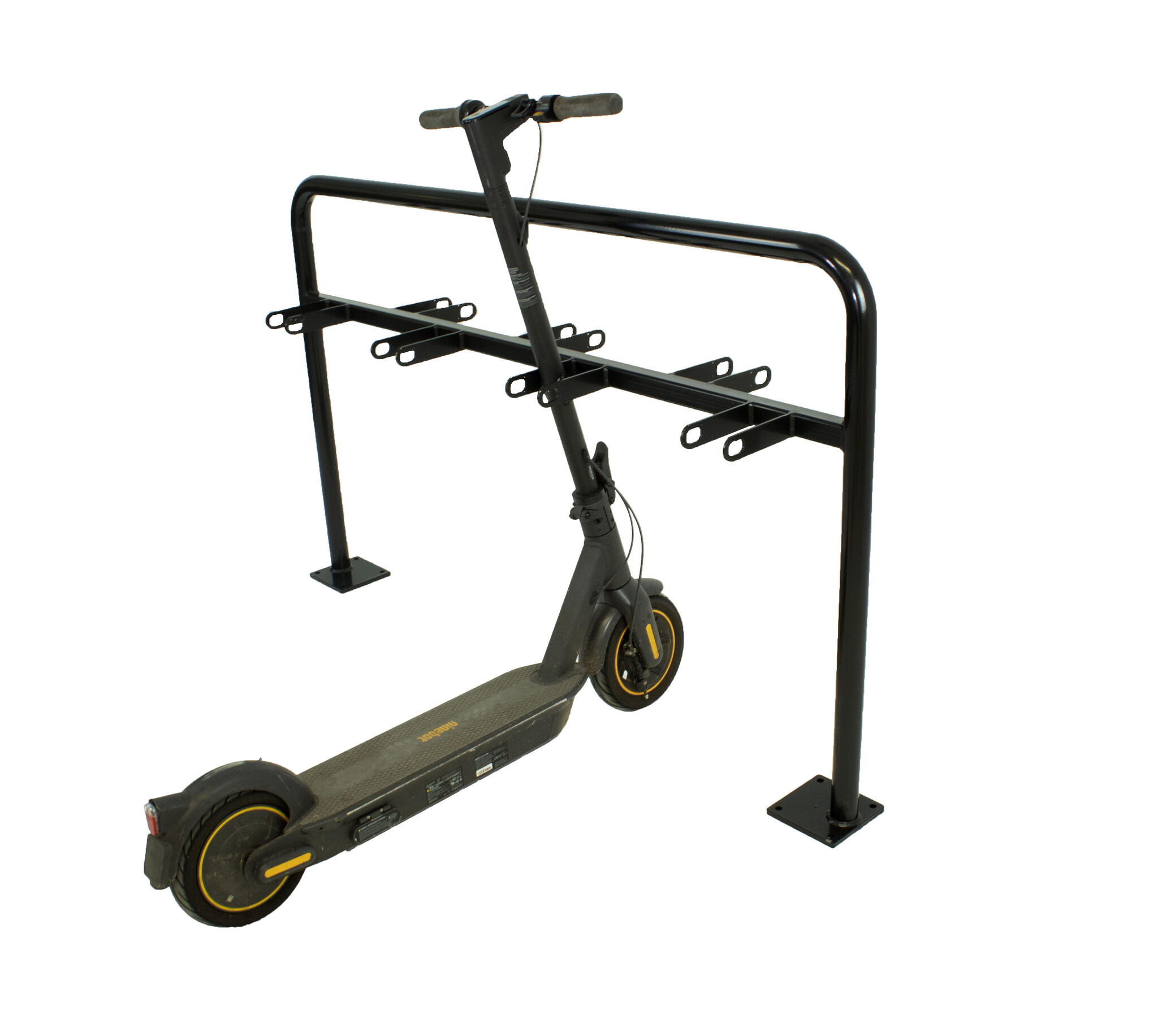 Double sided scooter rack 7 scooters - 1600 x 1000 mm + galva + RAL ...
