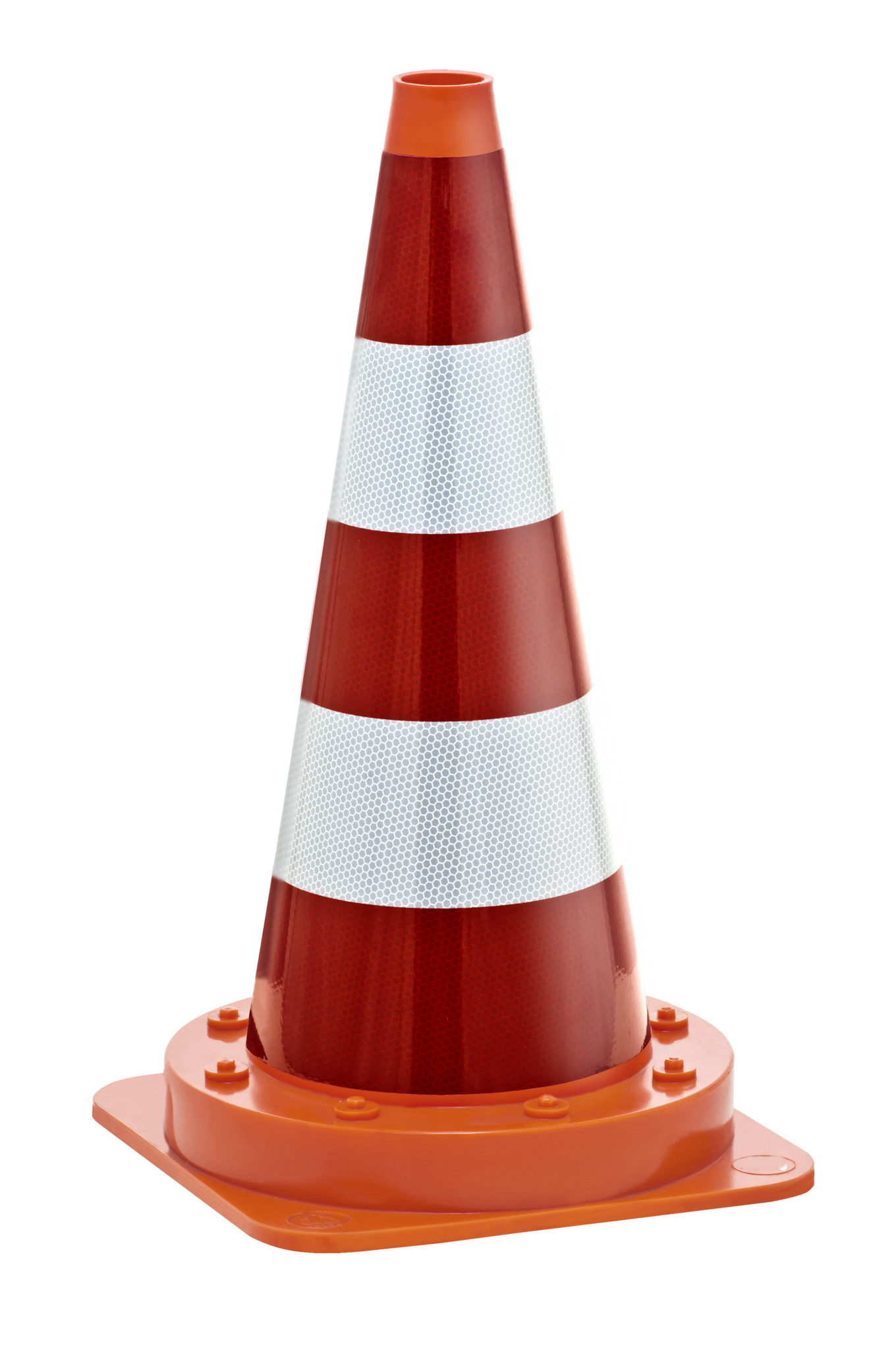 Eendelige verkeerskegel 50 cm - volledig reflecterend + SB 250 ...