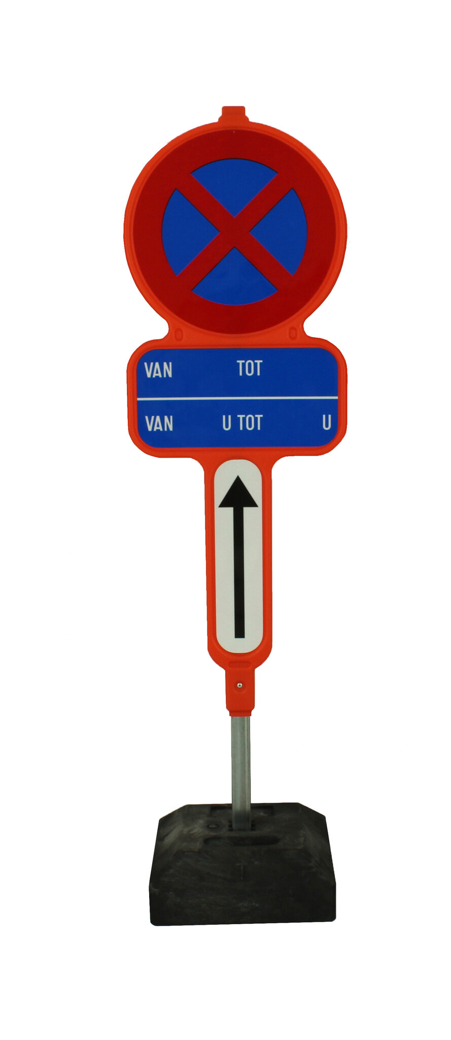 Tijdelijk parkeerverbodsbord E3 - Nederlands - pijl omhoog | TRAFFIC-shop