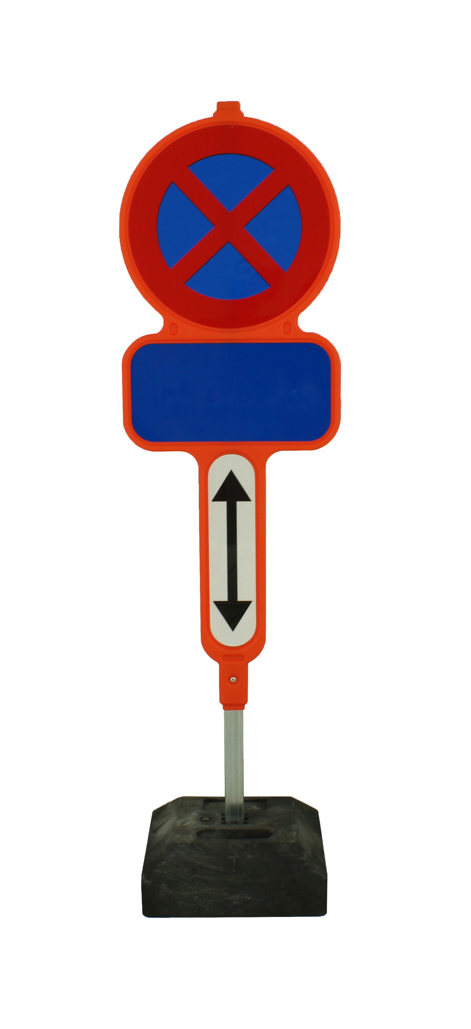 Temporary parking prohibition sign E3 - blank - double arrow | TRAFFIC-shop
