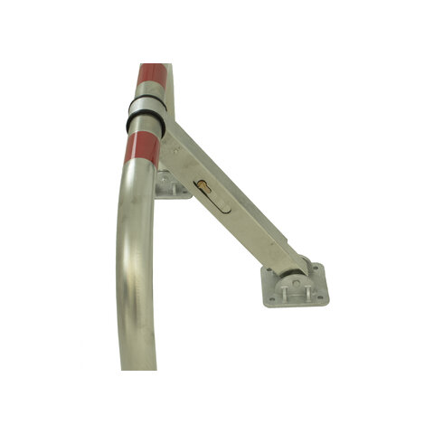 Parking bracket 'Stopblock' with cylinder lock + triangualar keys ...