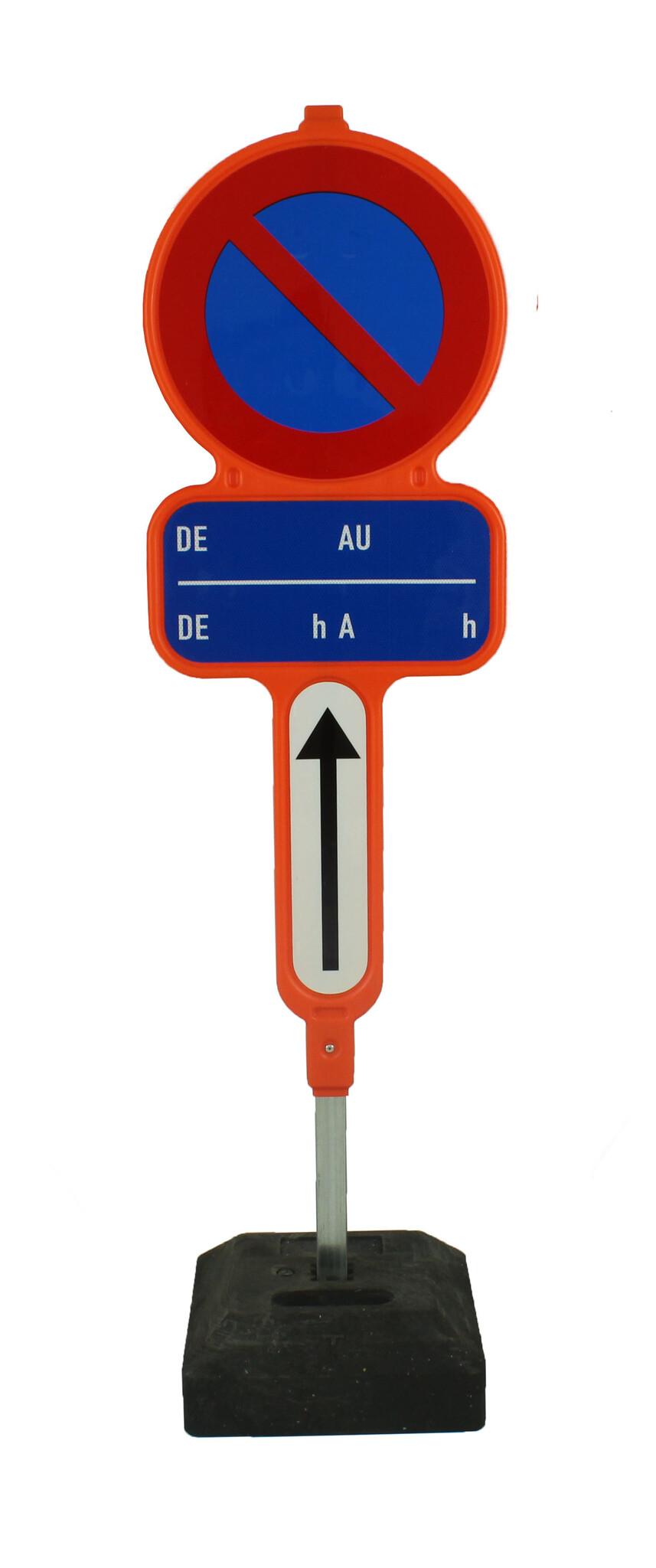 Temporary parking prohibition sign E1 - French - arrow up | TRAFFIC-shop