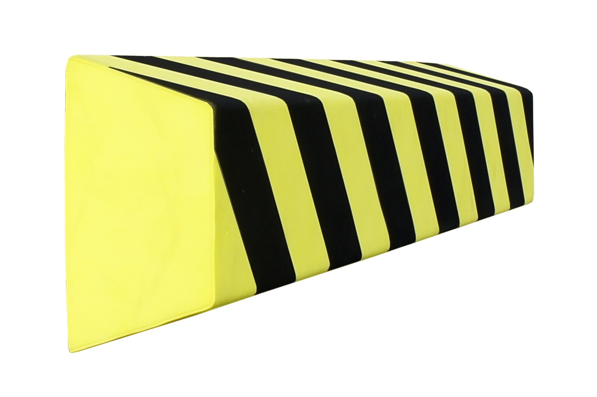 Foam bumper shock protection 1000 x 150 x 80 mm - yellow/black ...