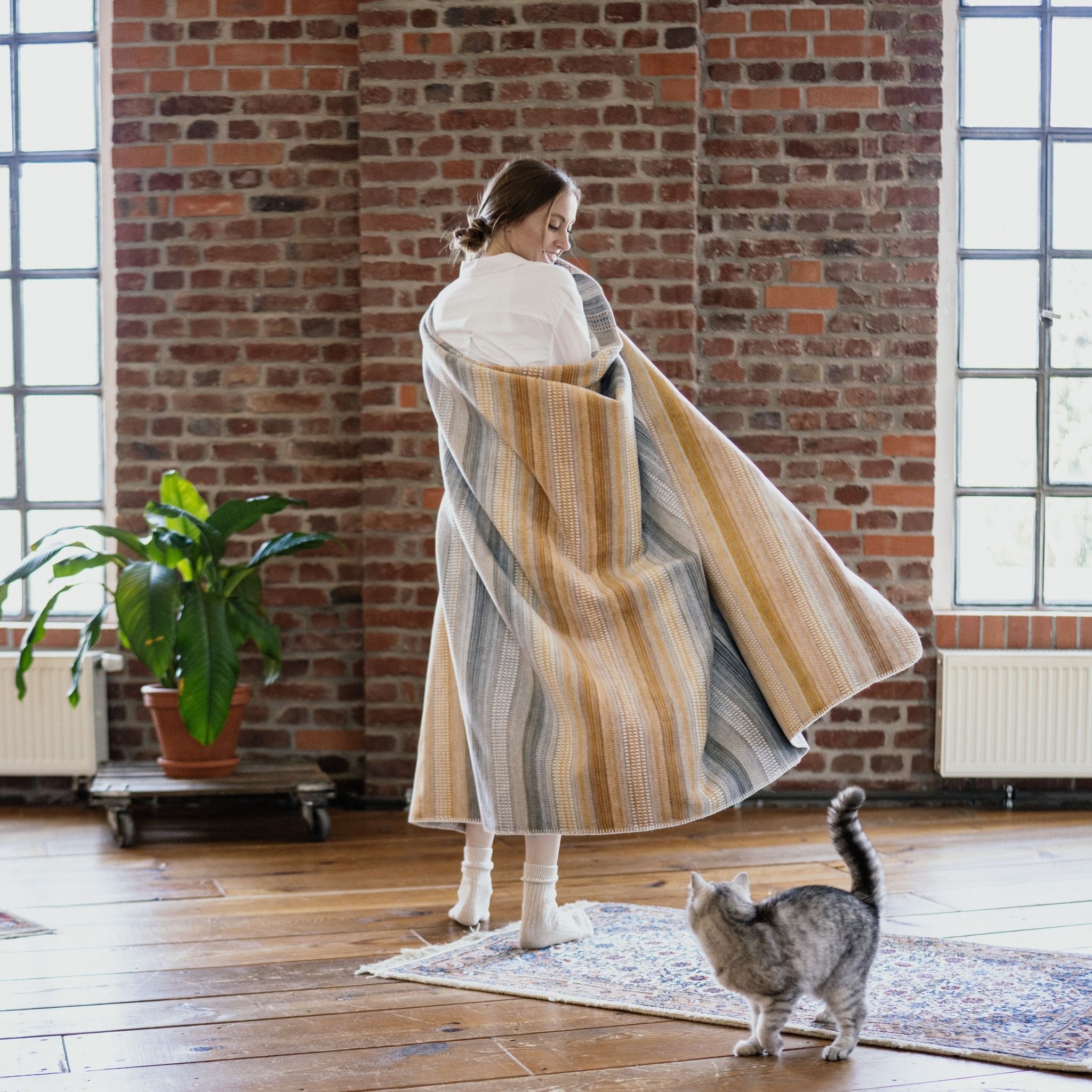 Decke HARLYN | 150/200 cm | kuschelig weich! - Teppich Hemsing