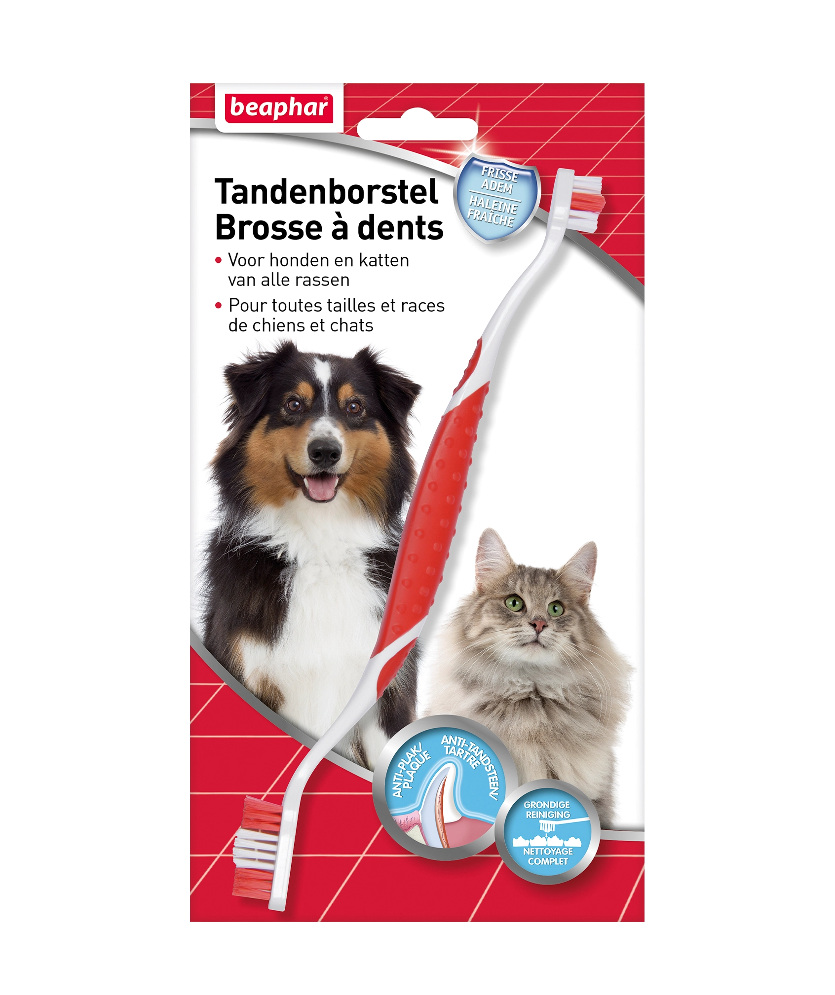 Tandenborstel voor hond of kat - Autobench.nl