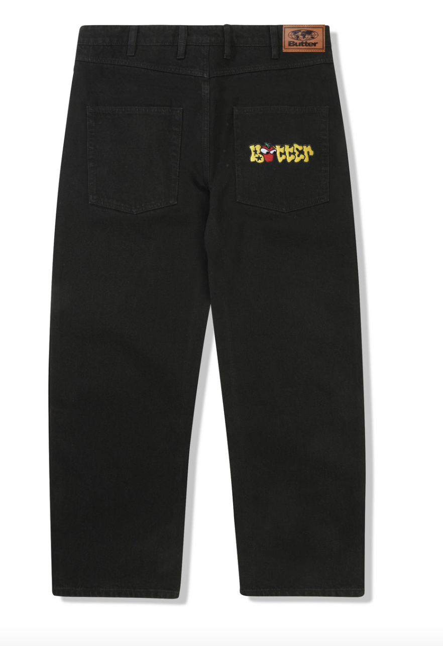 BUTTER GOODS Butter Goods Big Apple Denim Washed Black - Wild Style ...