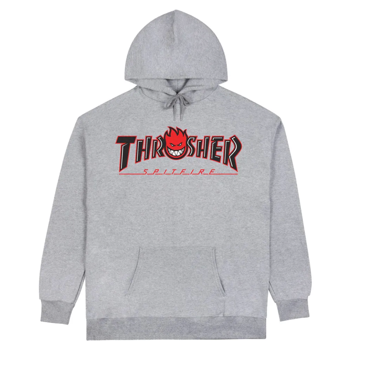 THRASHER THRASHER X SPITFIRE HOOD GREY - Wild Style Skateshop
