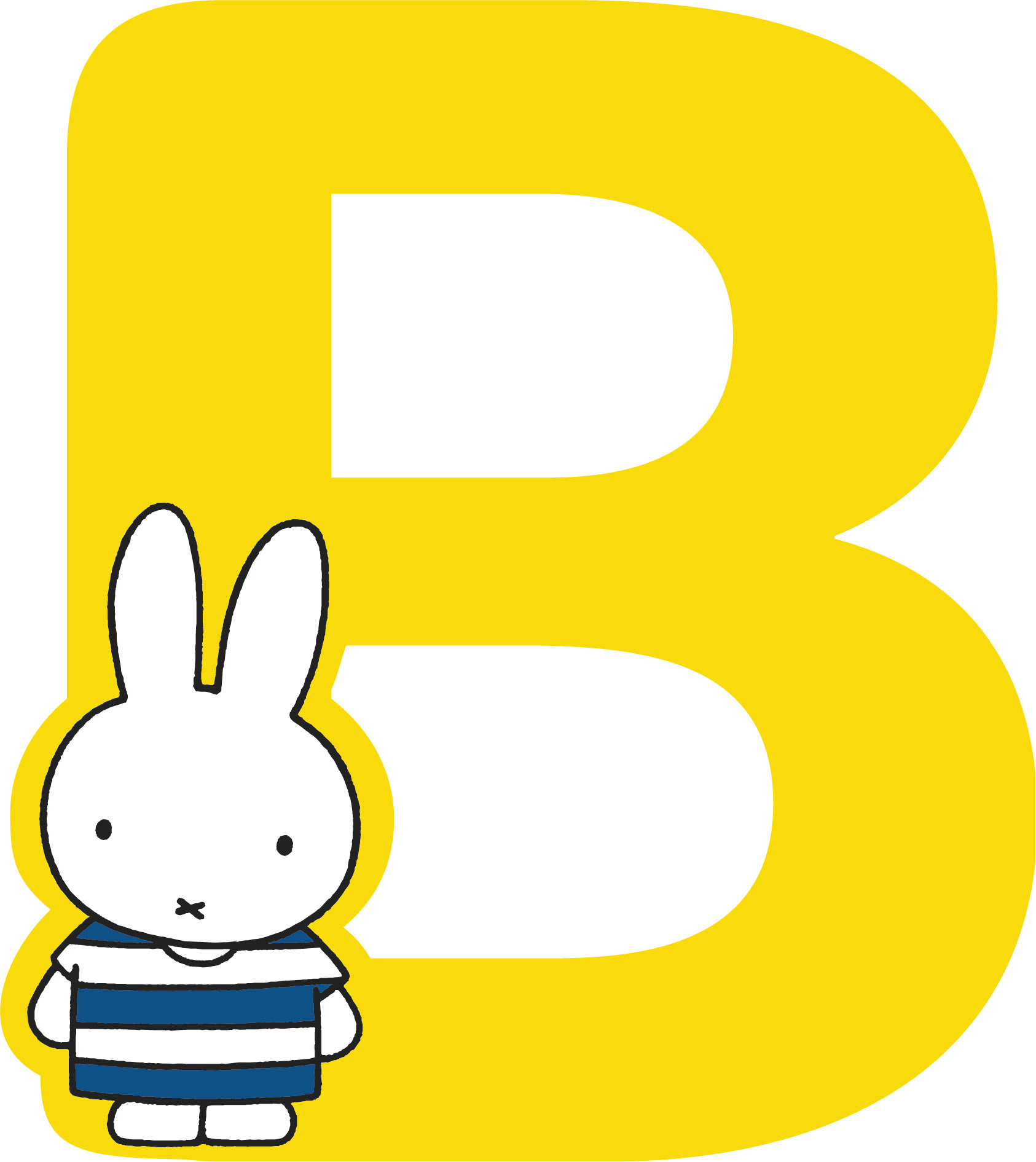 Miffy Wooden Letter B - Miffyshop