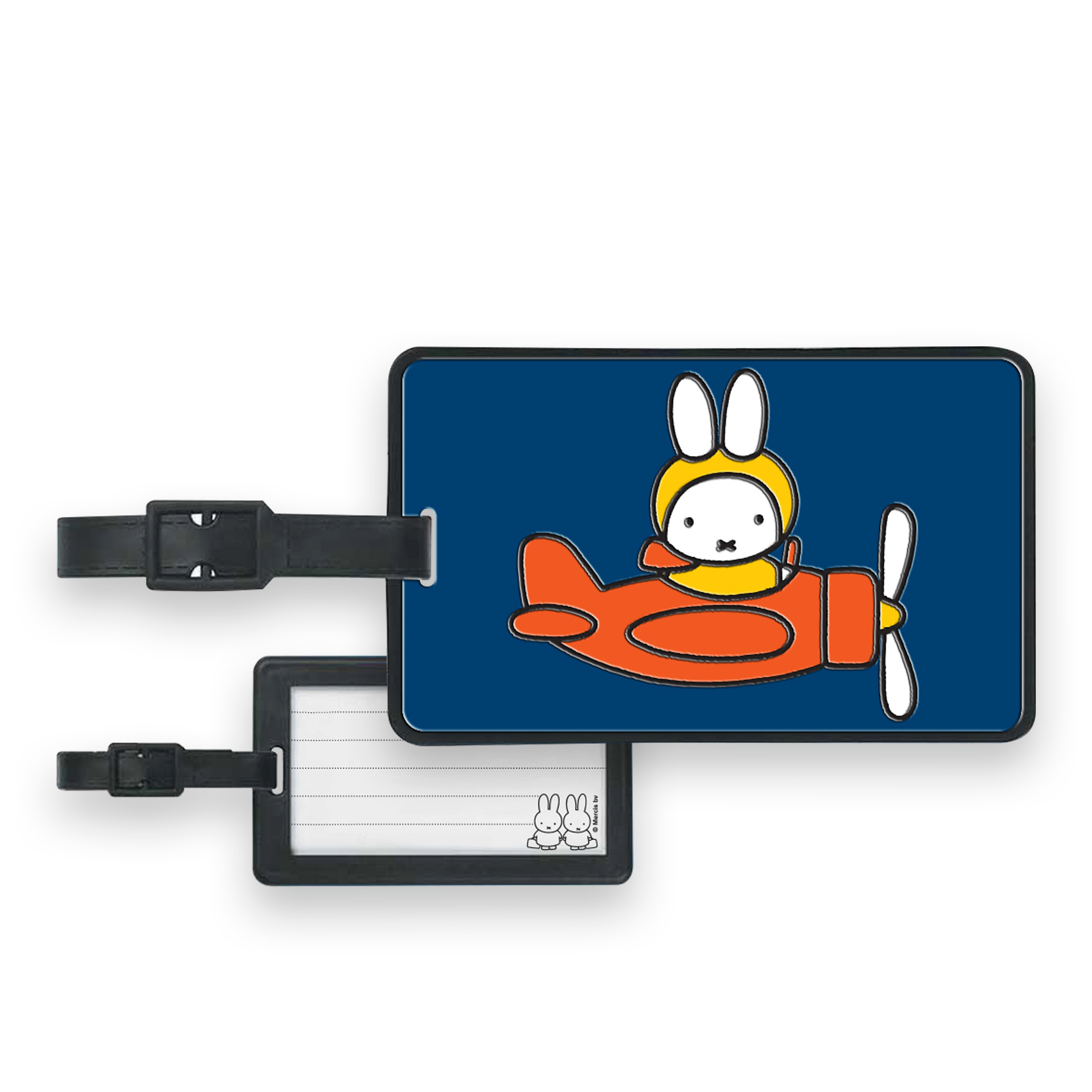 luggage tag miffy airplane - the miffy shop