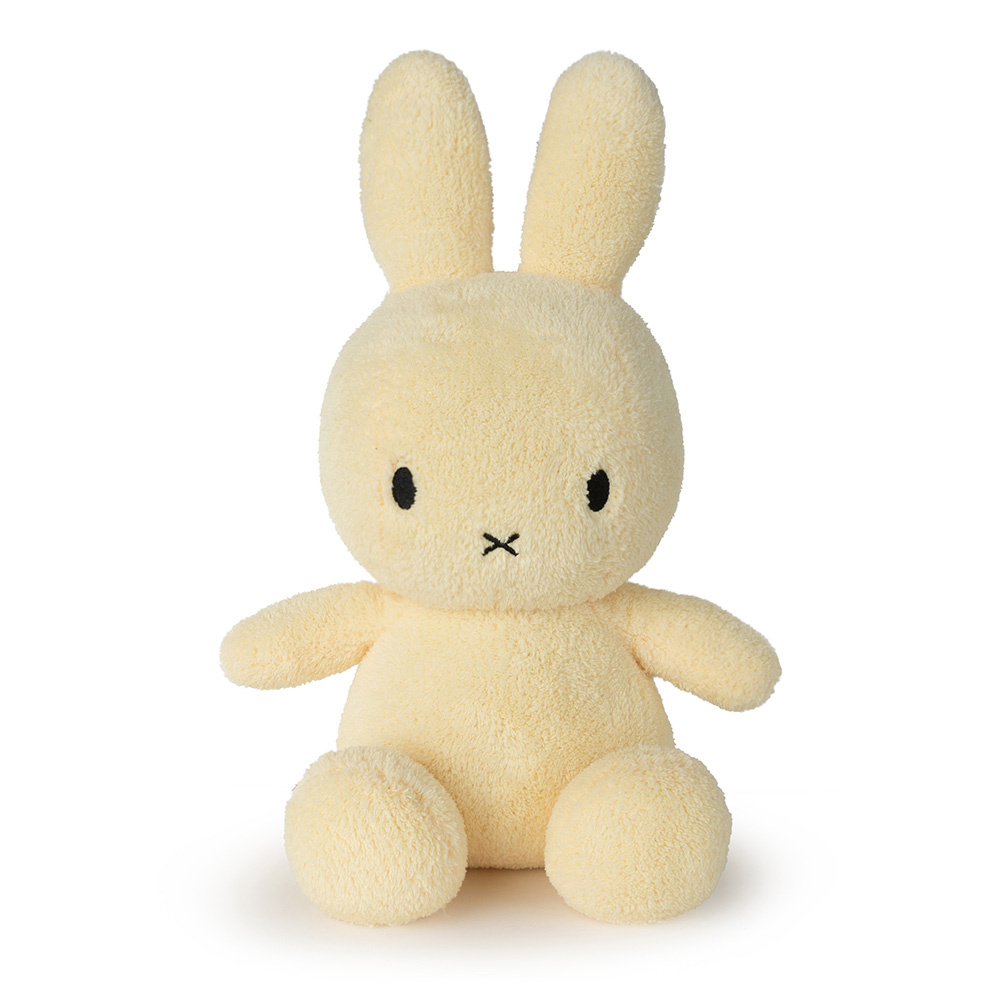 Miffy Sitting Terry Light Yellow - 33 cm - 13" - the miffy shop
