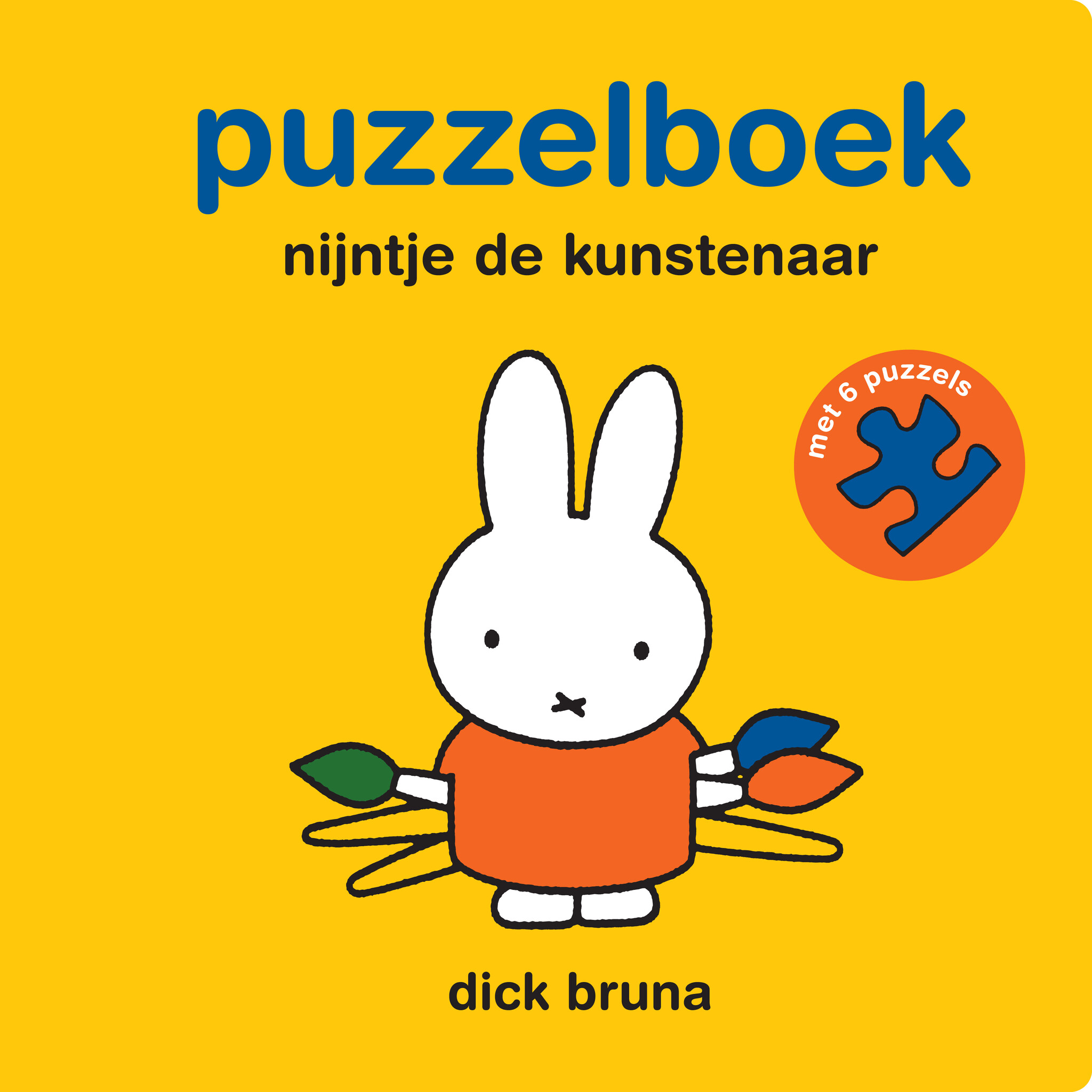 puzzelboek, nijntje de kunstenaar - the miffy shop