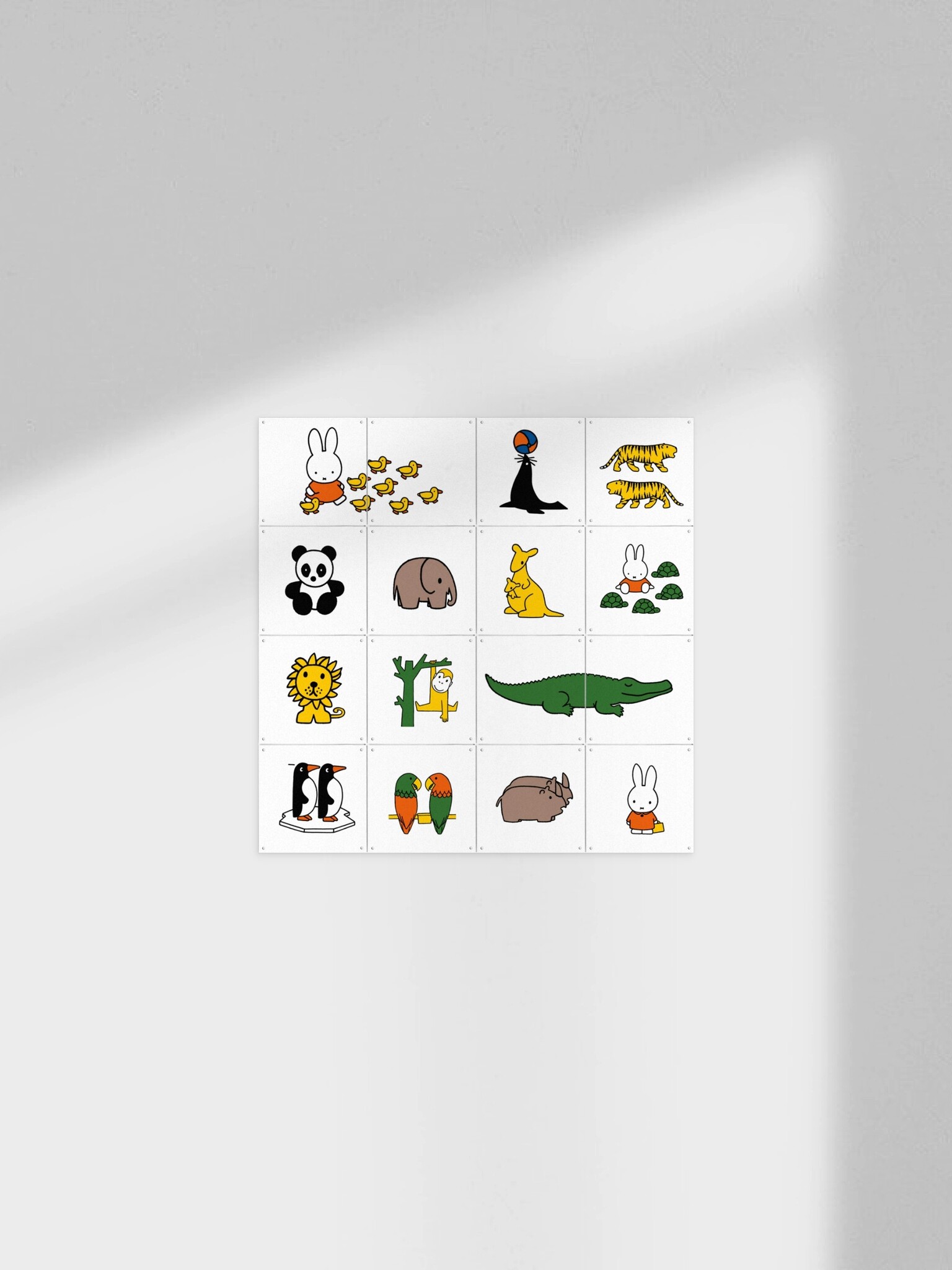 nijntje in de dierentuin collage S10 - the miffy shop