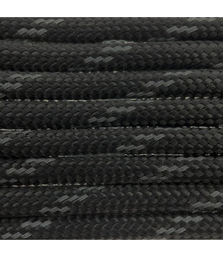 Black Paracord Reflective 550 Paracord Type III - 7-Strand Parachute ...