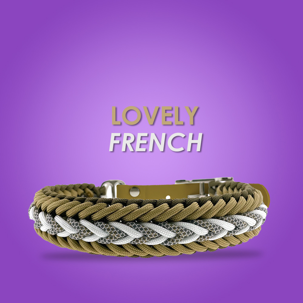 Lovely French Collar tutorial kit - 123Paracord