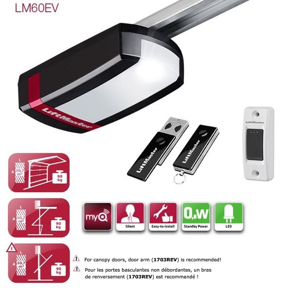 LM60EV Automatisme de porte de garage - Ouvre-portes et accessoires