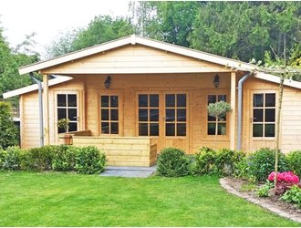 Tuinhuis met zadeldak - Tuinbeurs Nederland