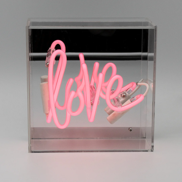 Neon box - Coffee - rood - Groene Vingers Delft