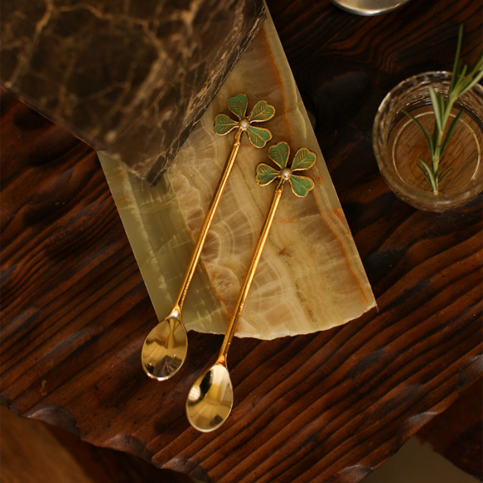 Doing Goods - Lucky Clover - Teaspoon set - Groene Vingers Delft