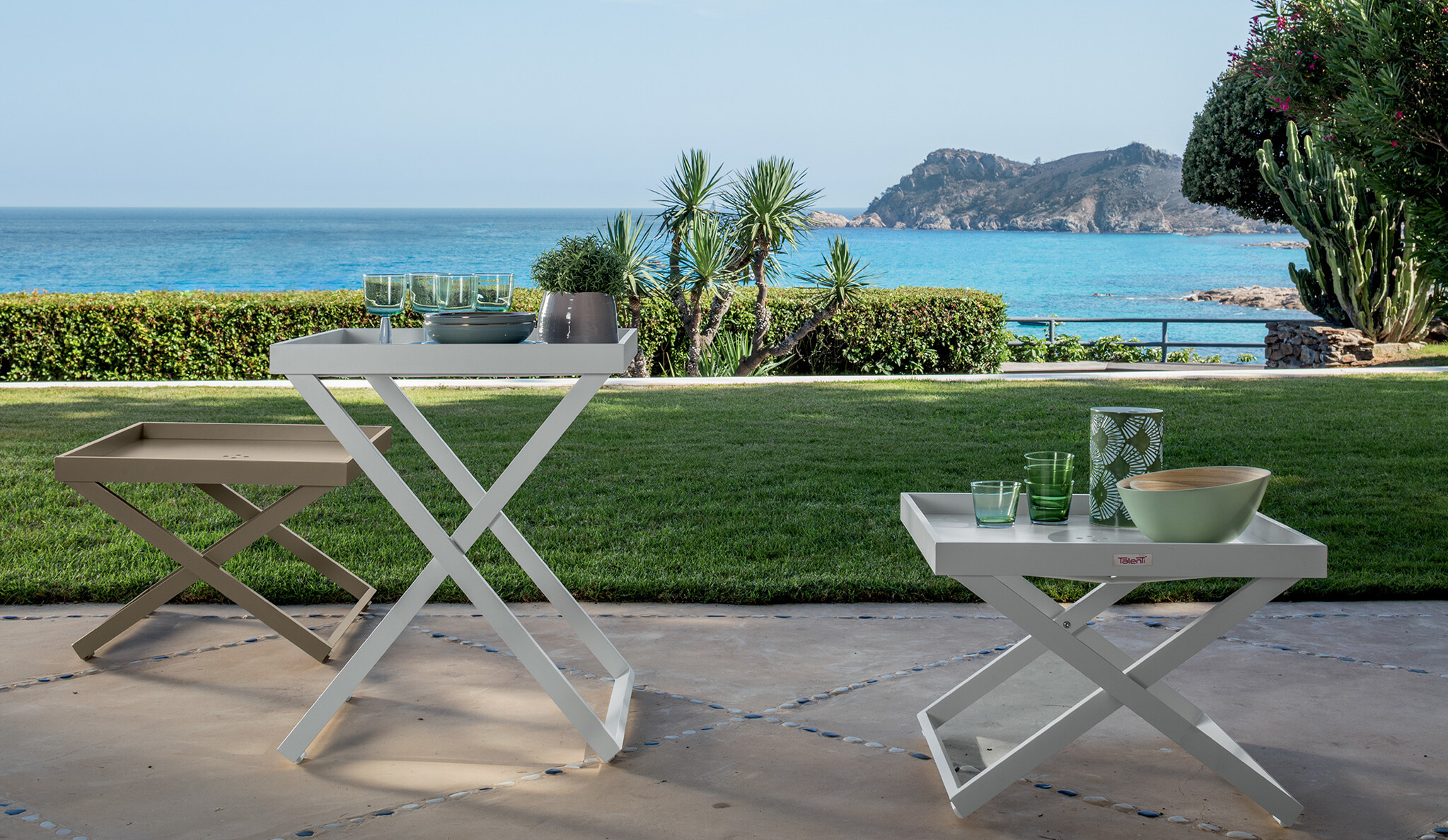 TALENTI - Grande Desserte Accessori Ray Dove 60x60x73cm - Segraeti ...