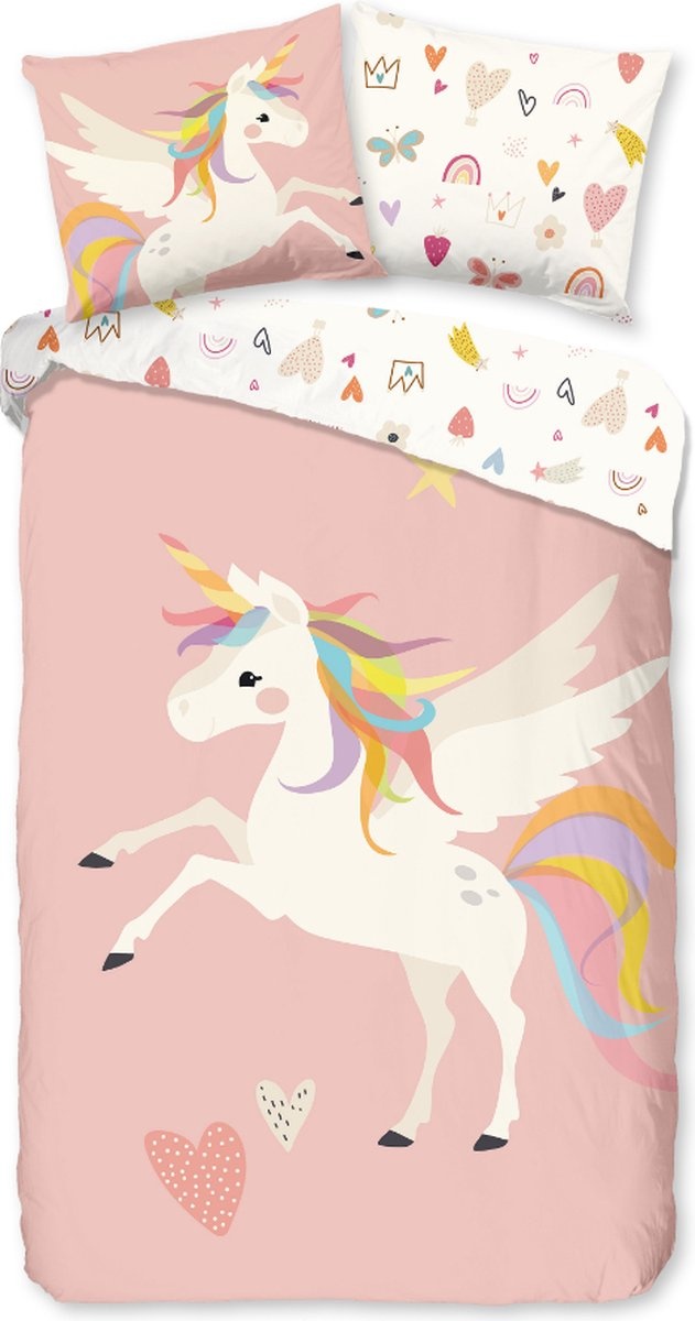 Good Morning Kids Unicorn Multi Dekbedovertrek – Eenhoorn ...