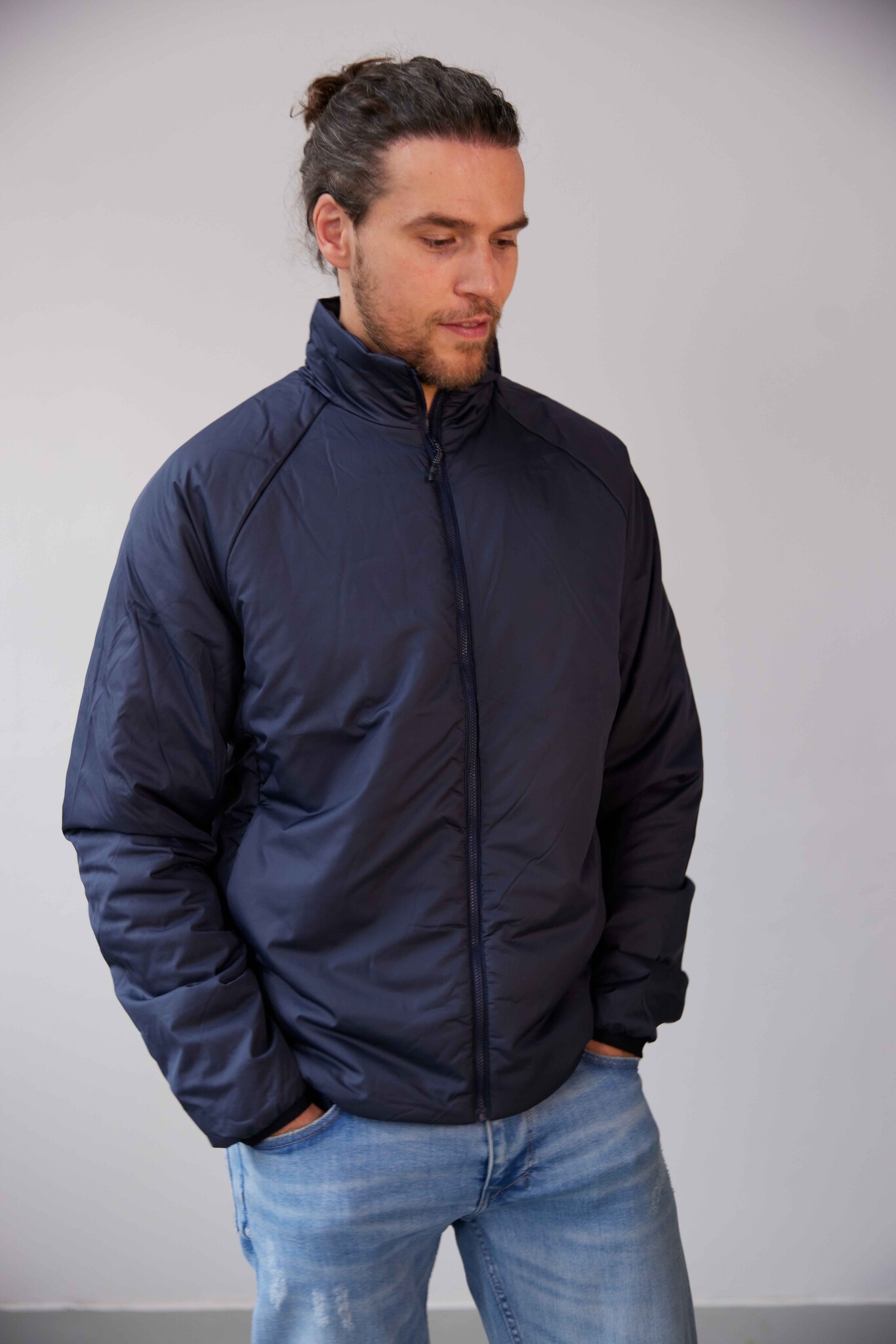 Virga Iso Jacket - Dark Blue - Blue LOOP Originals