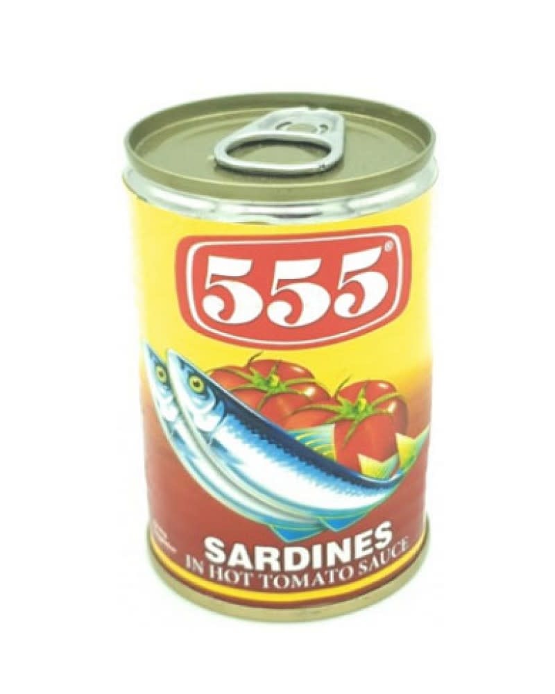 555 Sardines In Hot Tomato Sauce 155 gr - Toko Pilipinas