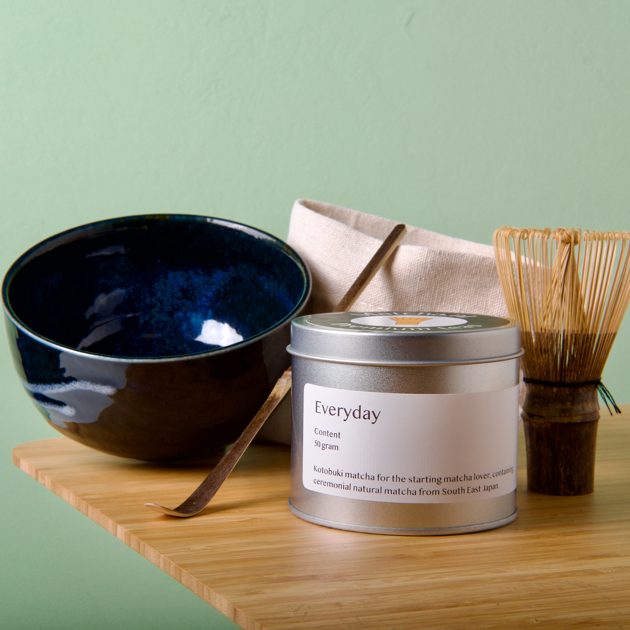 Matcha Essentials Set Medium - Koniro & Black Bamboo - Matcha
