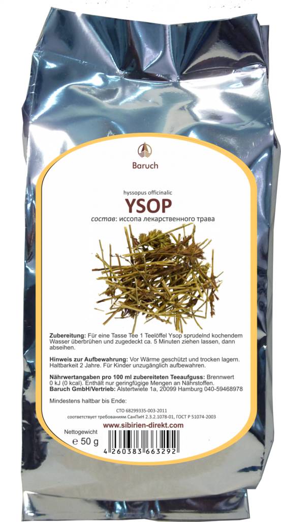Ysop (Hyssopus officinalis) - Shop Bio Natur Produkte Kaufen Heilkräfte ...