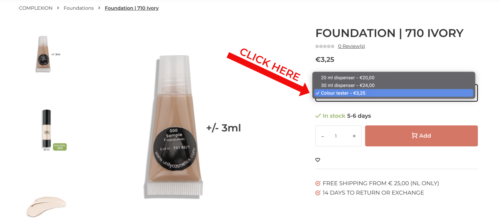 Samples | UNITY COSMETICS ® | Official Shop - Unity Cosmetics