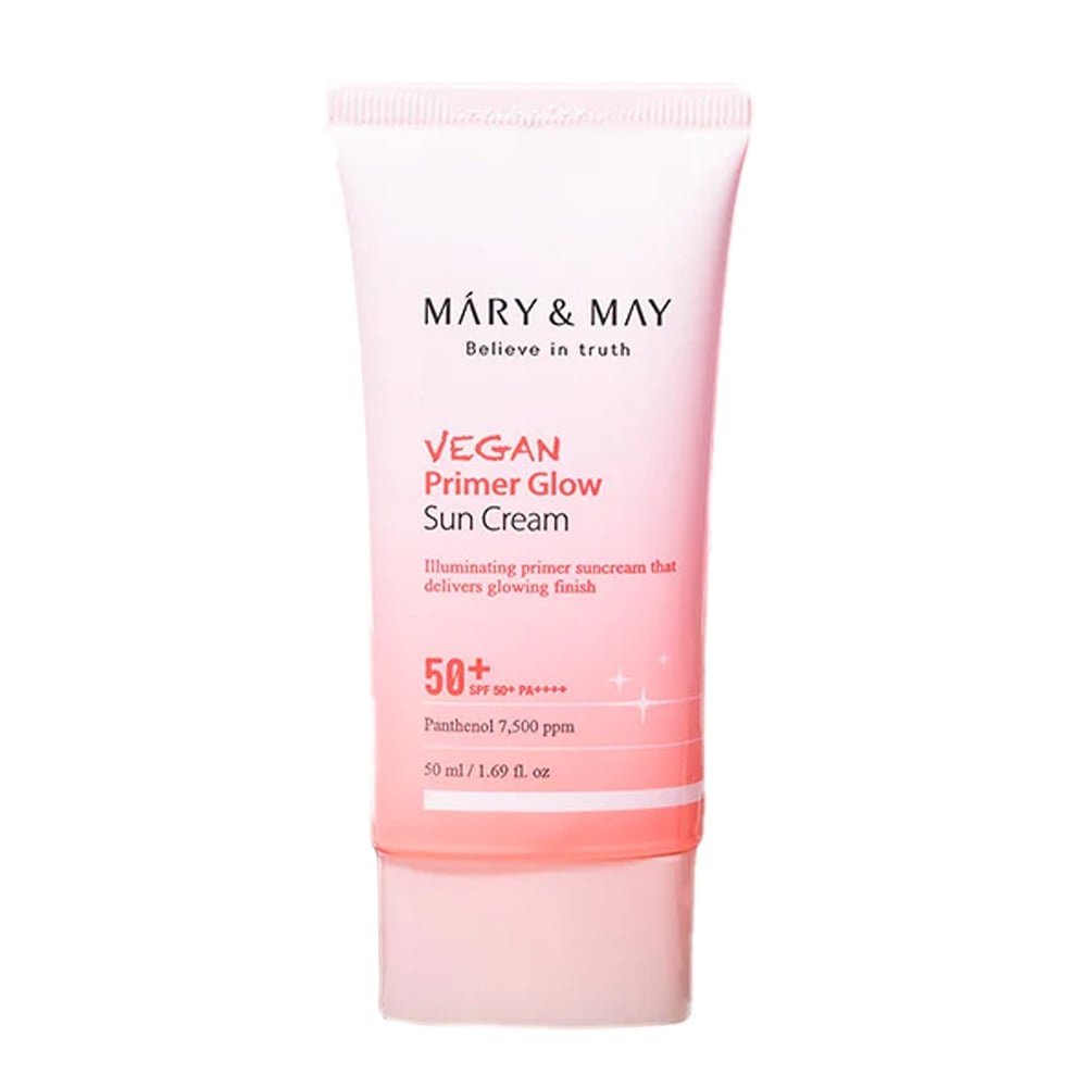 Mary & May - Vegan Primer Glow Sun Cream SPF50+ PA++++ 50ml - Little ...