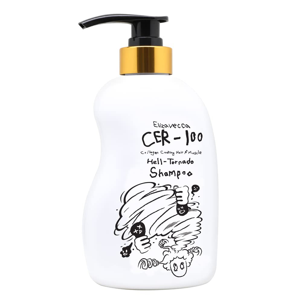 Elizavecca Cer-100 Collagen Coating Hair A+Muscle Hell-Tornado Shampoo ...