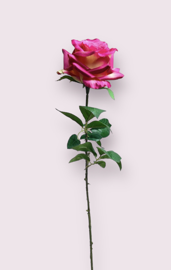 ROOS PRINCESS MARIE | ROZE| 75 CM | KUNSTROOS VAN JIM JON BLOEMEN - Jim Jon