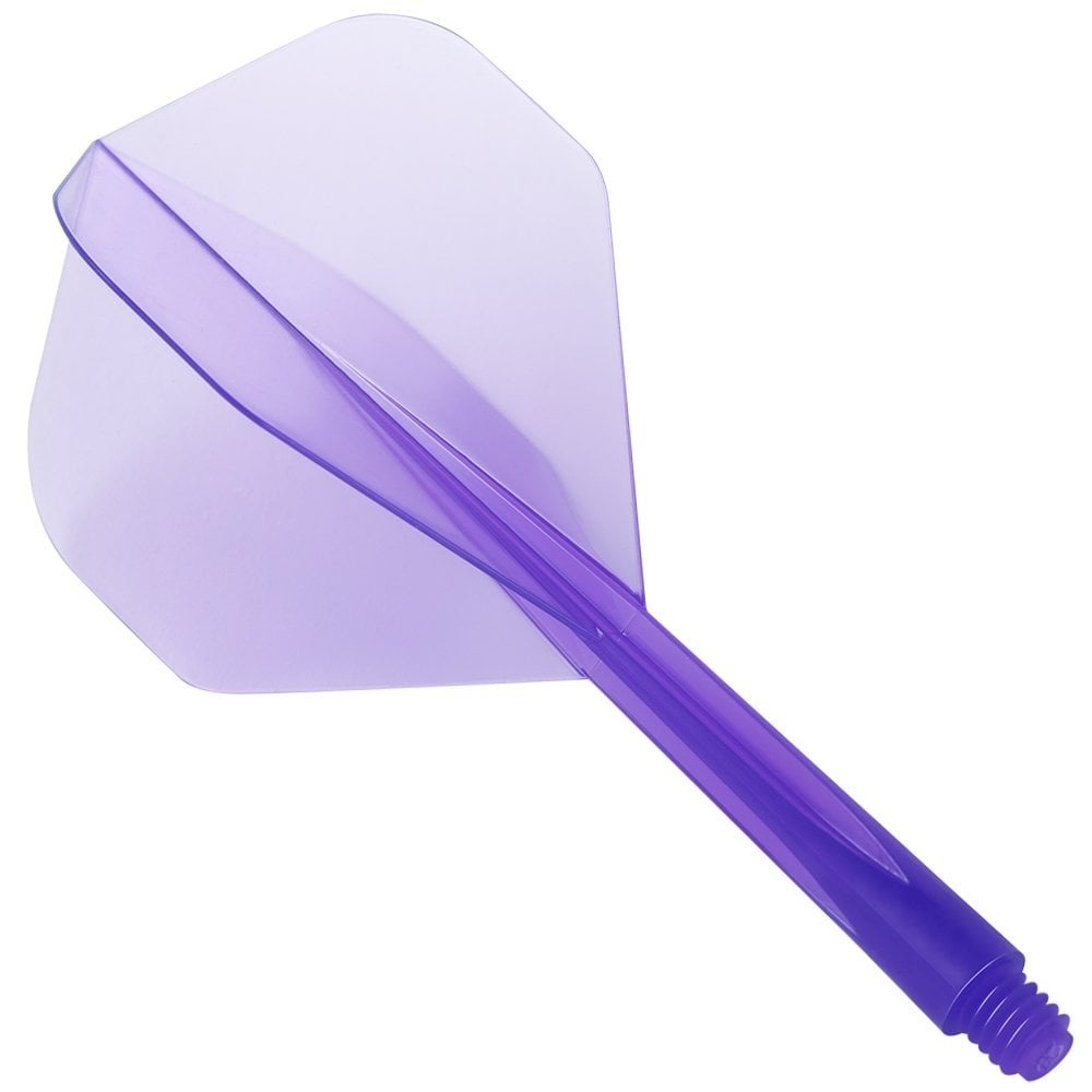 Condor Zero Stress Flight System - Standard Clear Purple - Dartshopper.dk