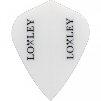 Loxley Logo White Kite Flights - Dartshopper.dk