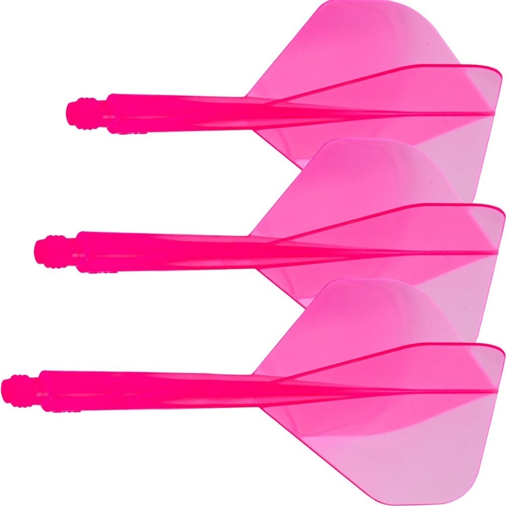 Condor Neon Axe Flight System - Standard Pink - Dartshopper.dk