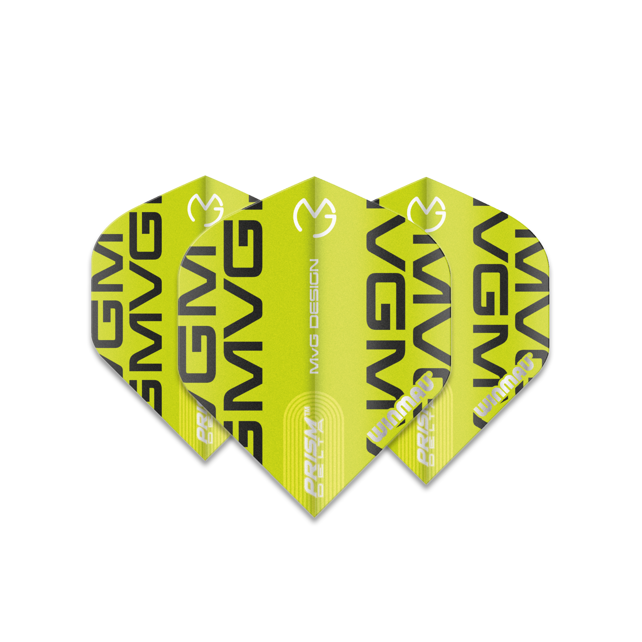 Winmau Prism Delta MVG Green Flights - Dartshopper.dk