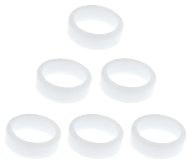 L-Style L Rings - White - Dartshopper.dk