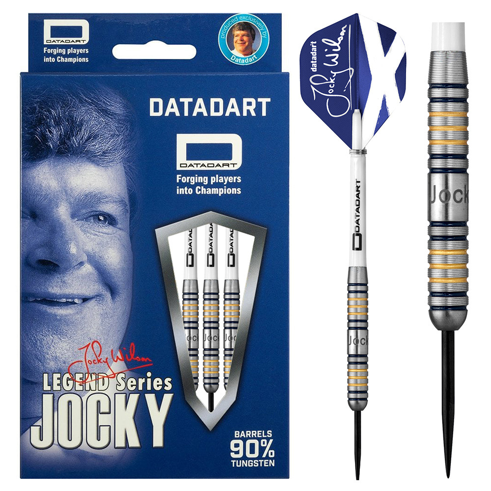 Datadart Jocky Wilson Ghost 90% - Dartshopper.dk