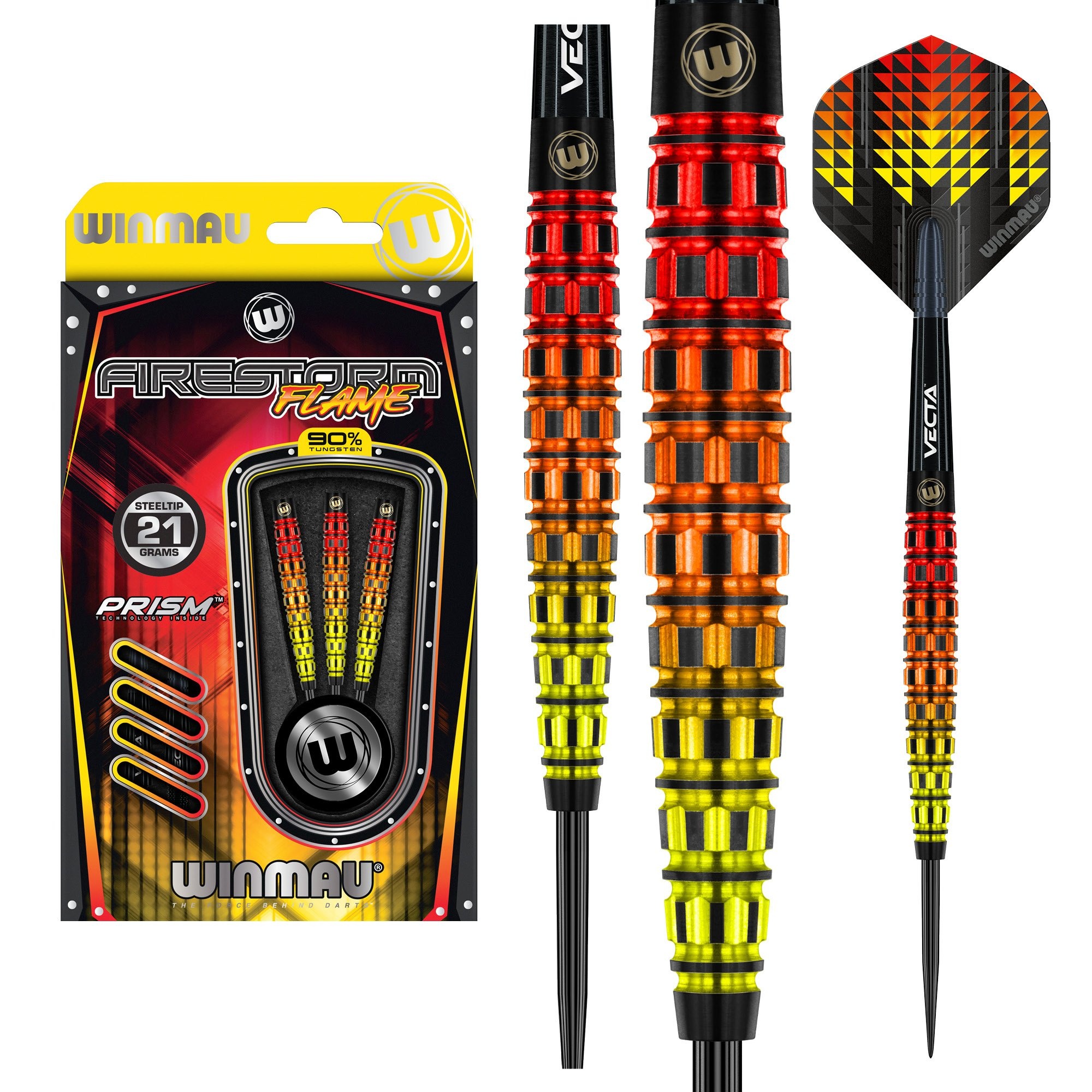 Winmau Firestorm Flame Torpedo 90% - Dartshopper.dk
