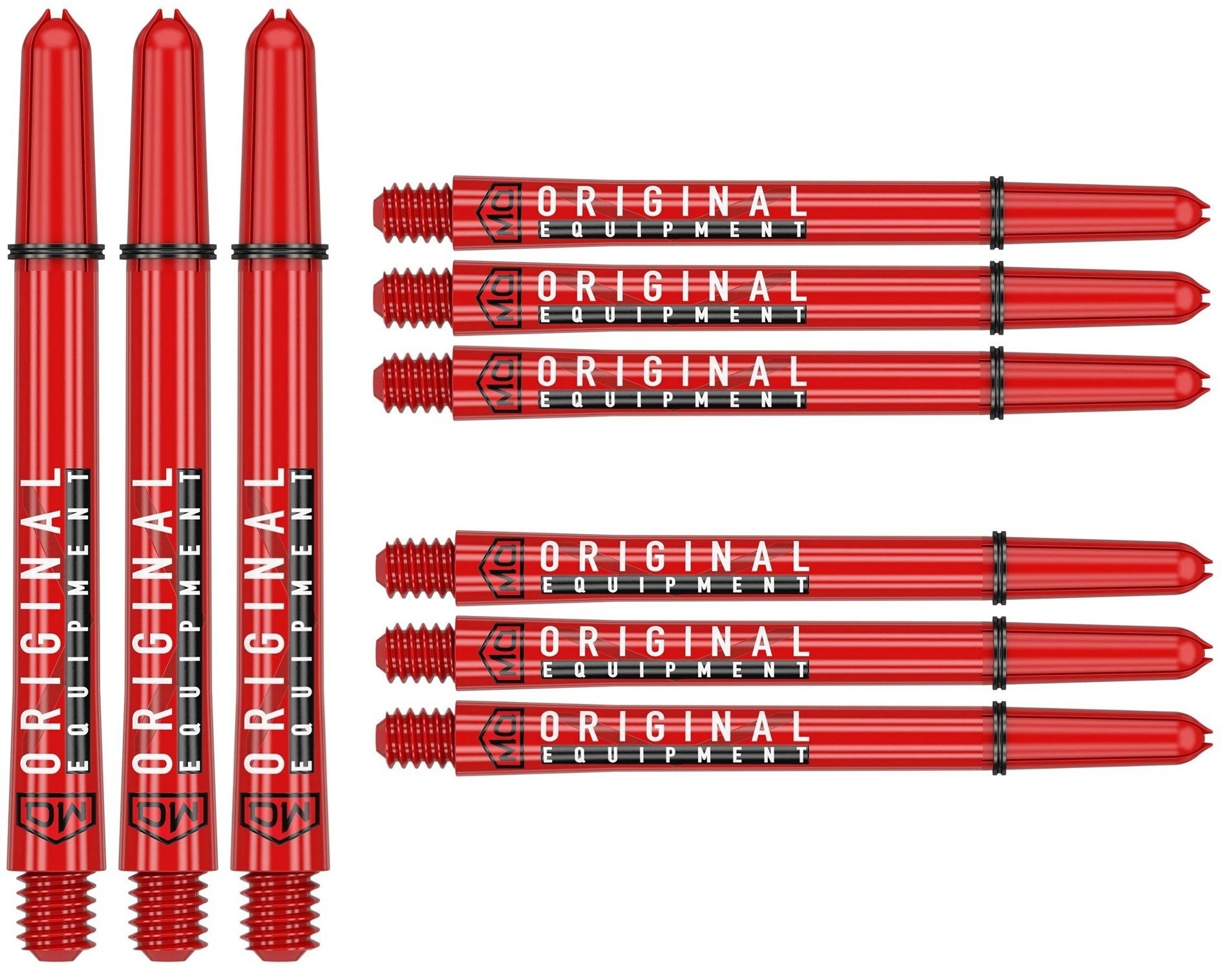 DW Clinch 3 Sets Red Skafter - Dartshopper.dk
