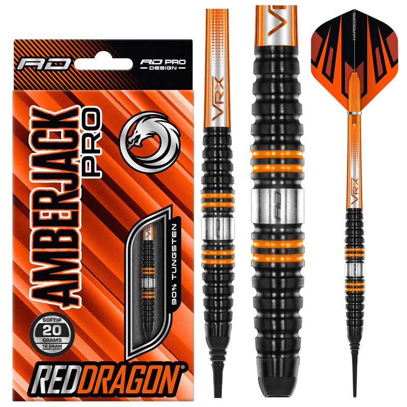 Red Dragon Amberjack Pro 2 90% Soft Tip - Dartshopper.dk